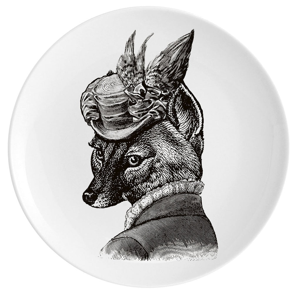 Foxy Lady Fine China Plate | Chase and Wonder