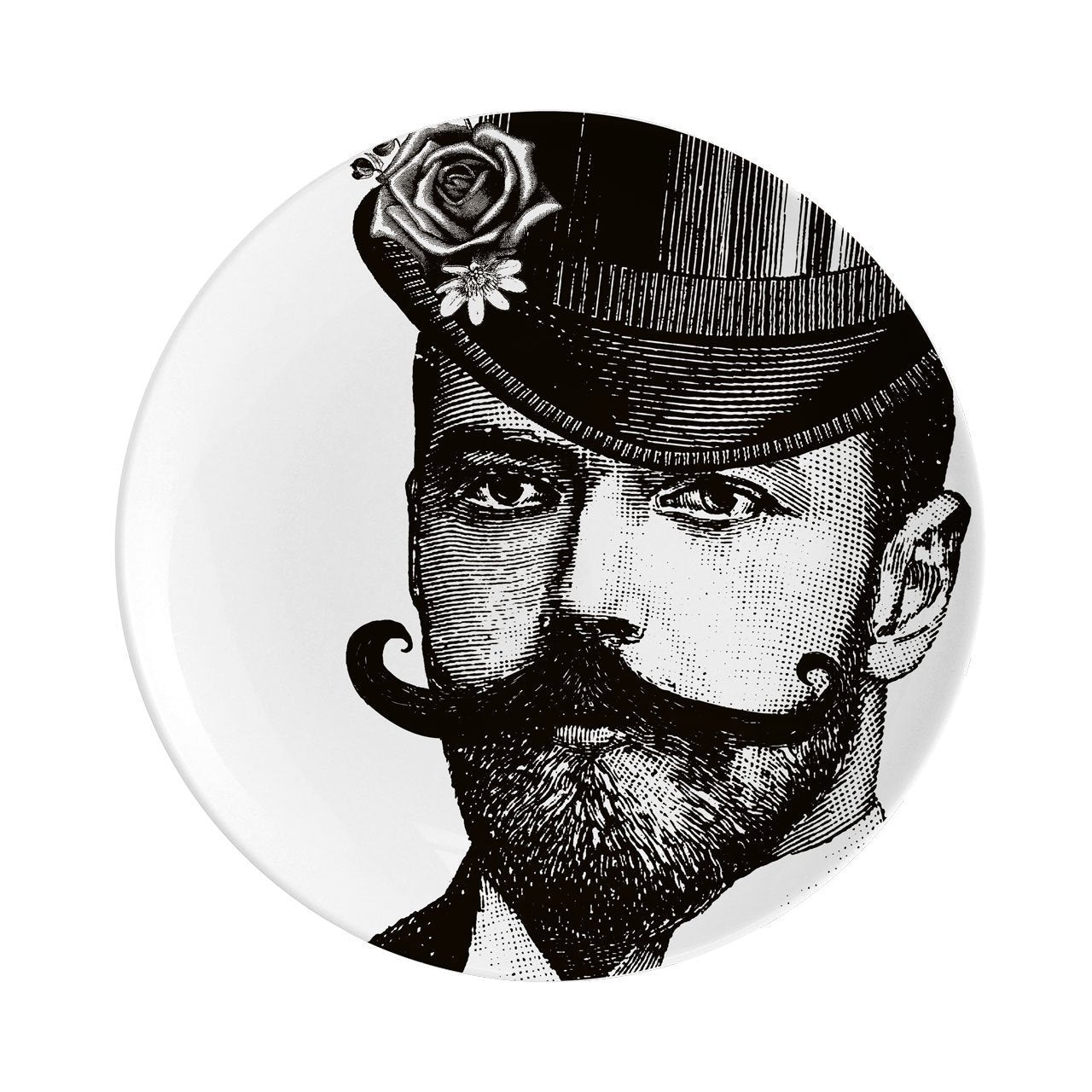 Dashing Gent Fine China Plate | Chase and Wonder