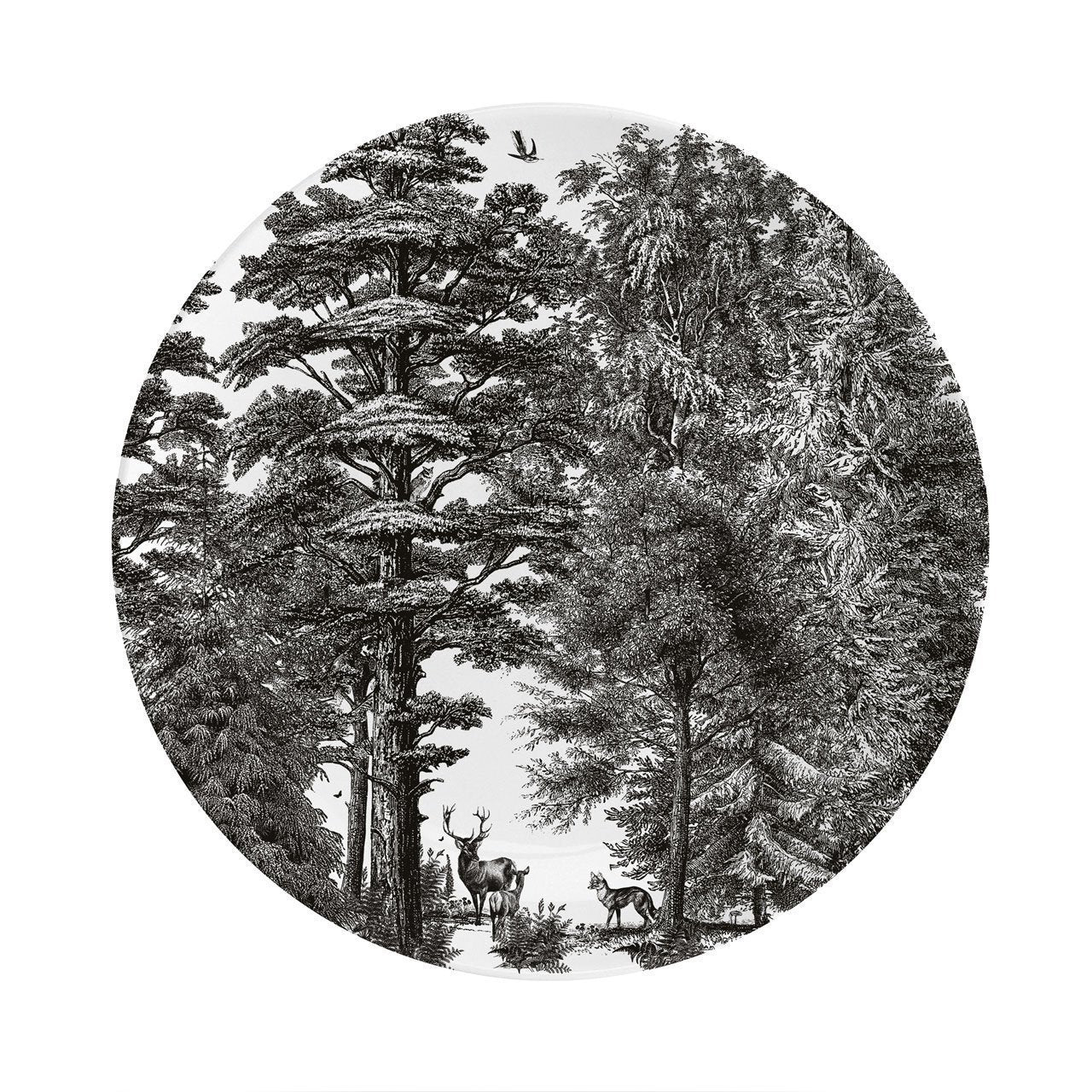 Enchanted Forest Fine China 8 inch Plate | Chase and Wonder