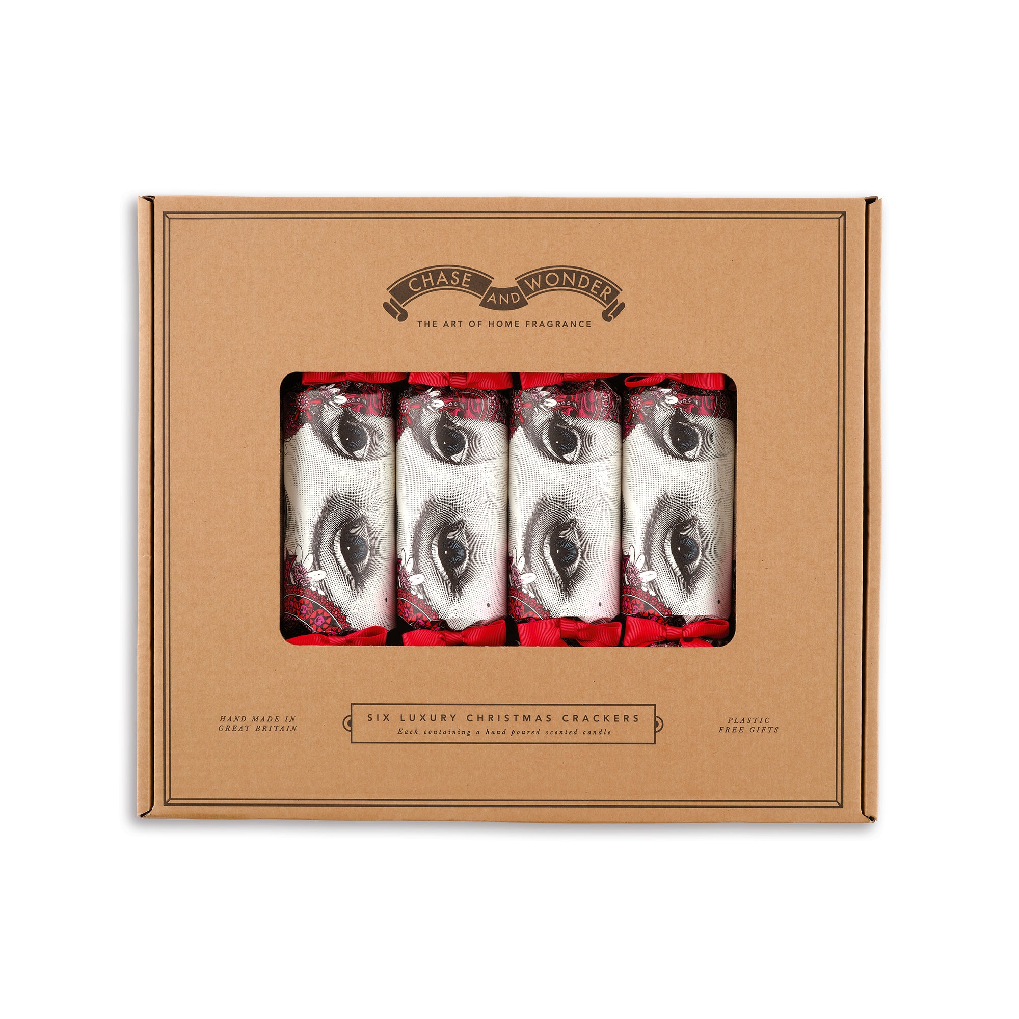 Christmas Lady Luxury Candle Christmas Crackers | Chase and Wonder